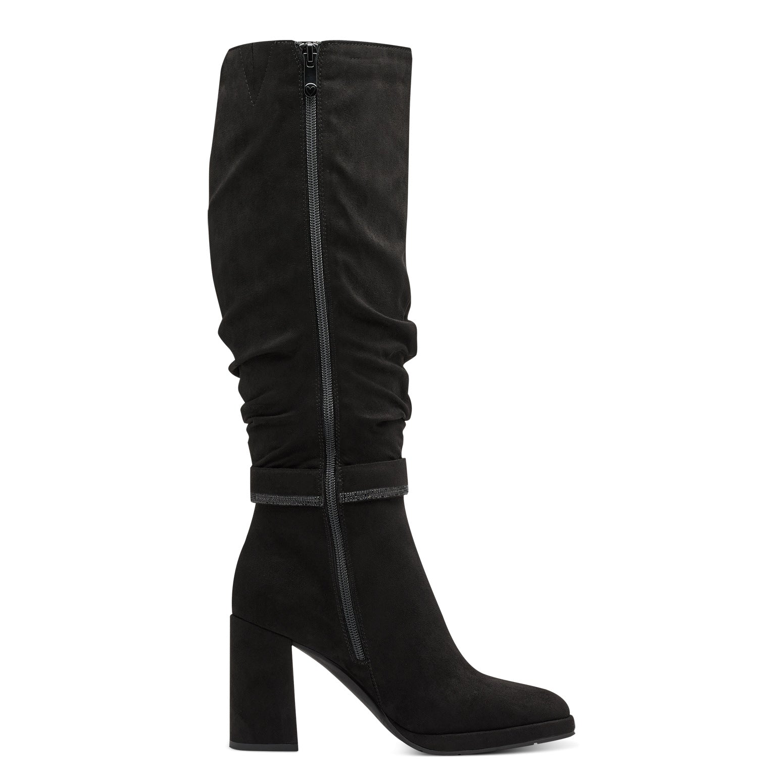 Marco Tozzi High Heel Full-Length Boots - Black Suede – Victor Dwyer ...