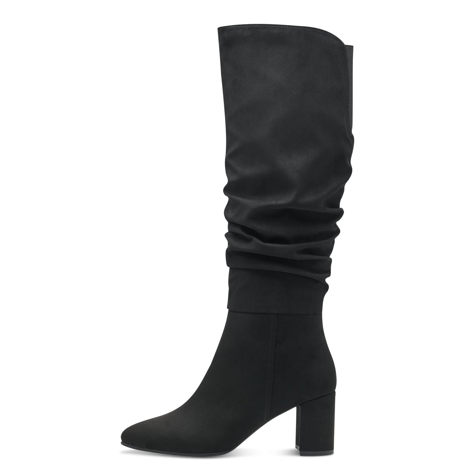 Marco Tozzi Medium Heel Full Length Boot - Black Suede – Victor Dwyer ...