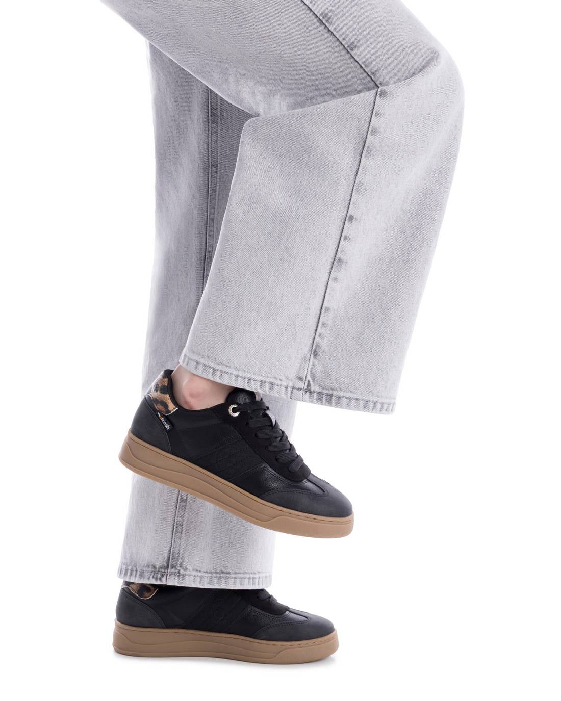 REFRESH - 172954 LACED FASHION TRAINER - BLACK – Victor Dwyer Ladies ...