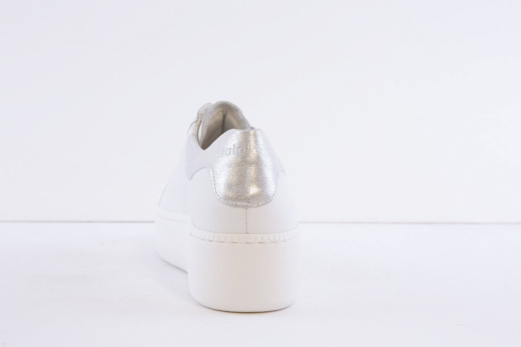 WALDLAUFER - 733001 215 H-NICKY LACED/ZIP SHOE - WHITE/SILVER – Victor ...
