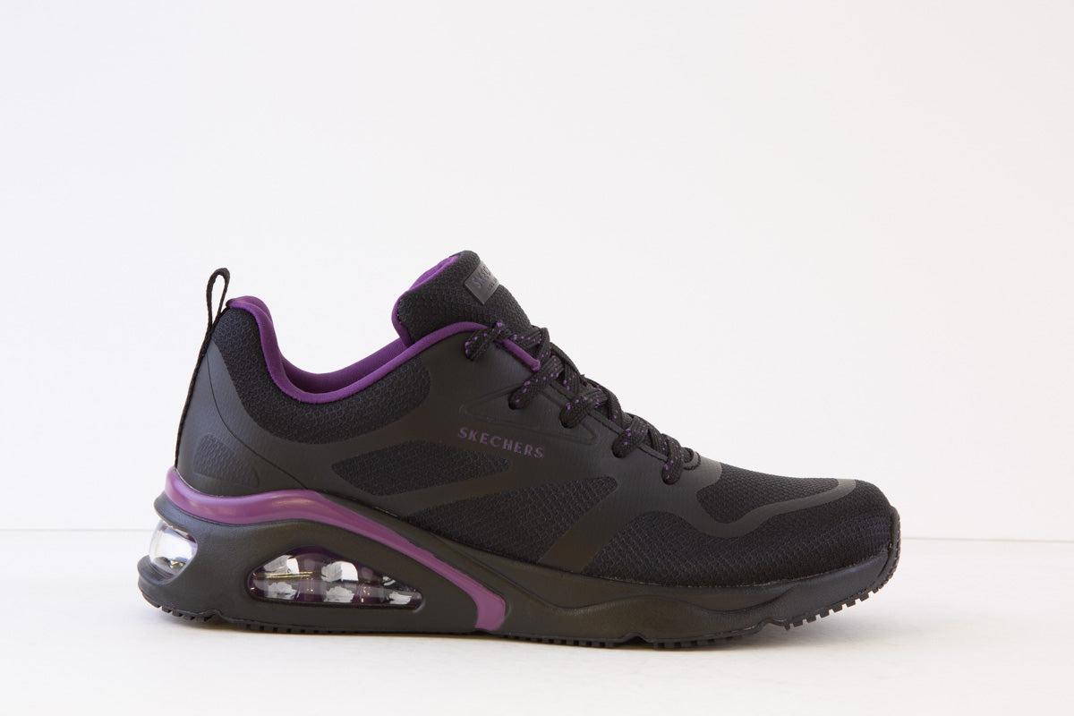 SKECHERS - 177421 TRES-AIR UNO-MODERN AFF-AIR LACED TRAINER - BLACK ...