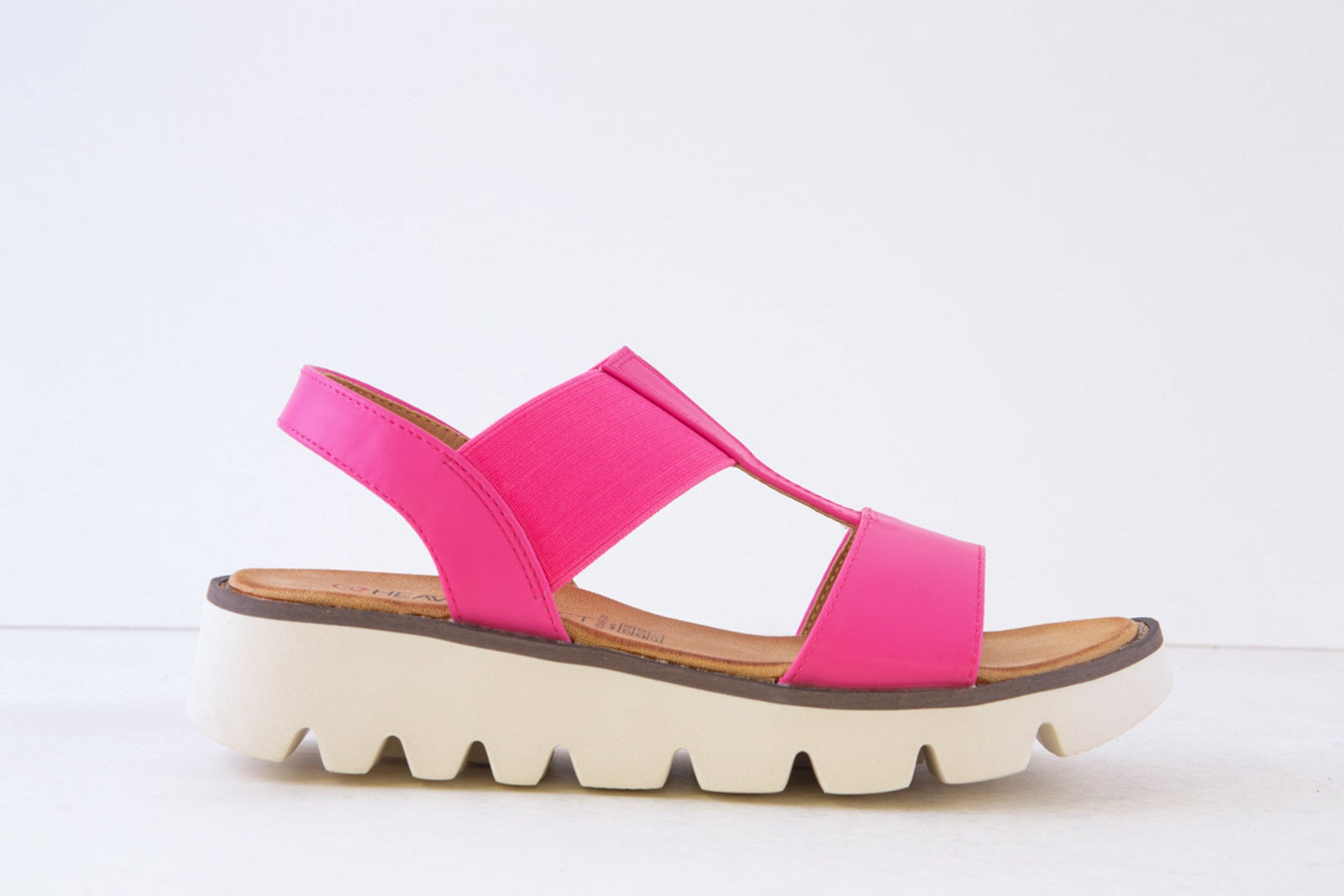 Heavenly Feet Ritz A Chunky Flat Sandal - Pink – Victor Dwyer Ladies ...
