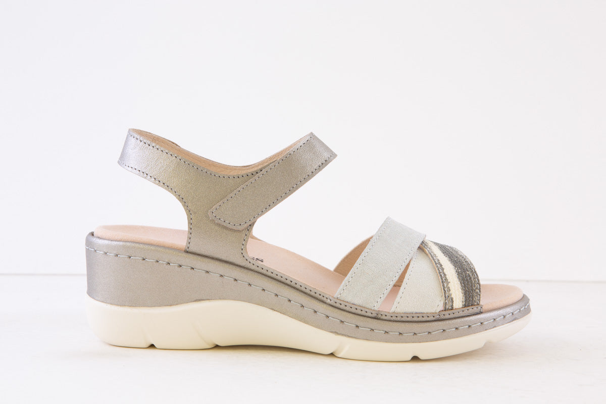 Comfort Class Velcro Comfort Sandal - Bronze Multi, Stylish and Suppor ...