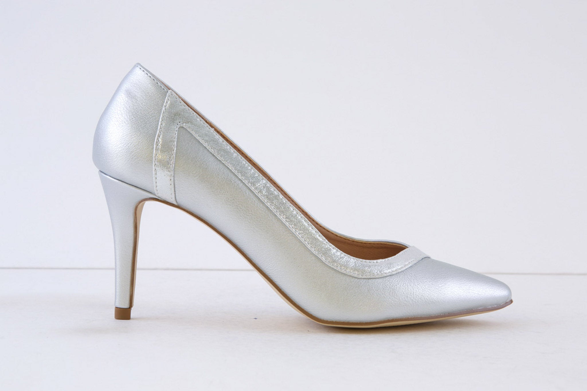 COCCO RITZ - COCO1015 HIGH HEEL COURT SHOE - LIGHT SILVER – Victor ...