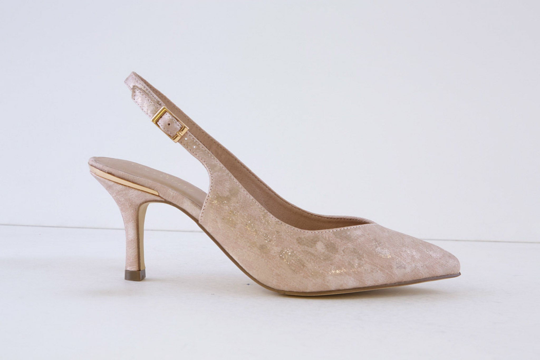 COCCO RITZ - COCO1025 HIGH HEEL SLING-BACK SHOE - ROSE GOLD – Victor ...