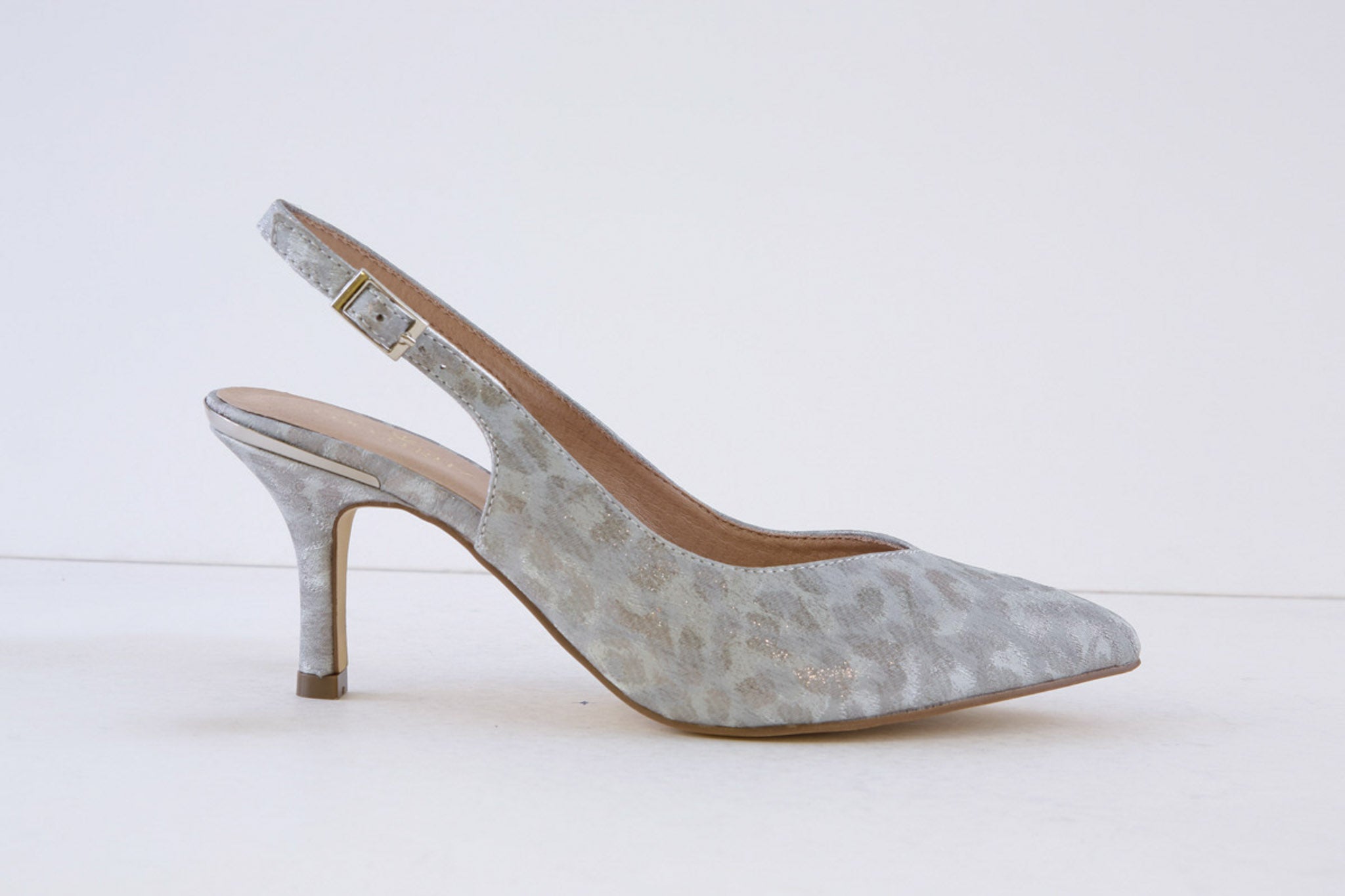 COCCO RITZ - COCO1025 HIGH HEEL SLING-BACK SHOE - SILVER MULTI – Victor ...