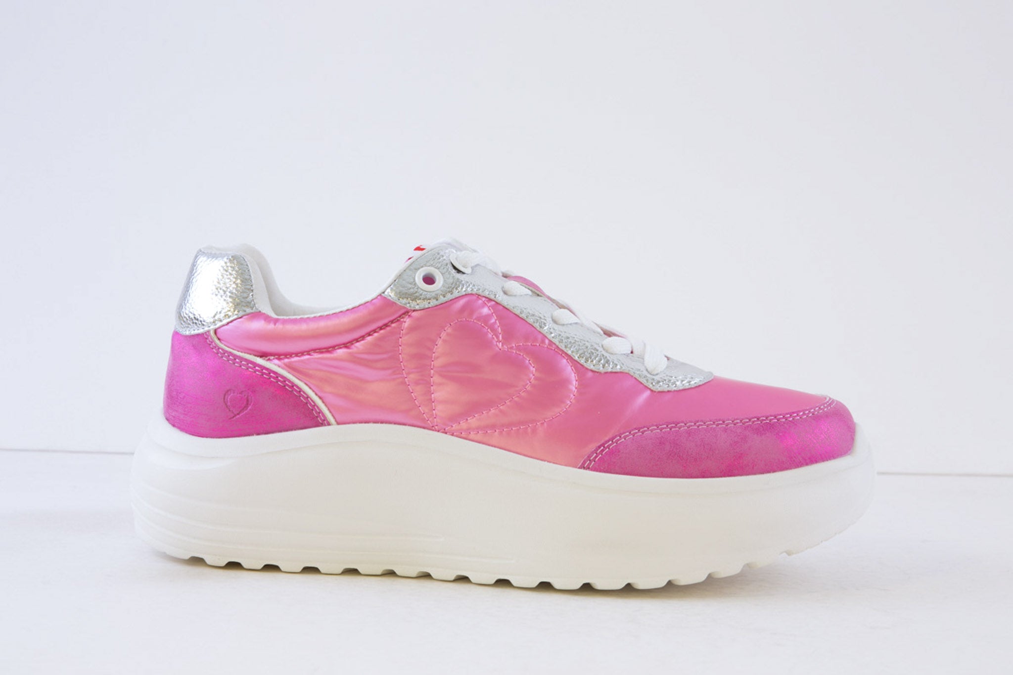 Heavenly Feet Pink Peace Laced Platform Shoes - Comfort and Style ...
