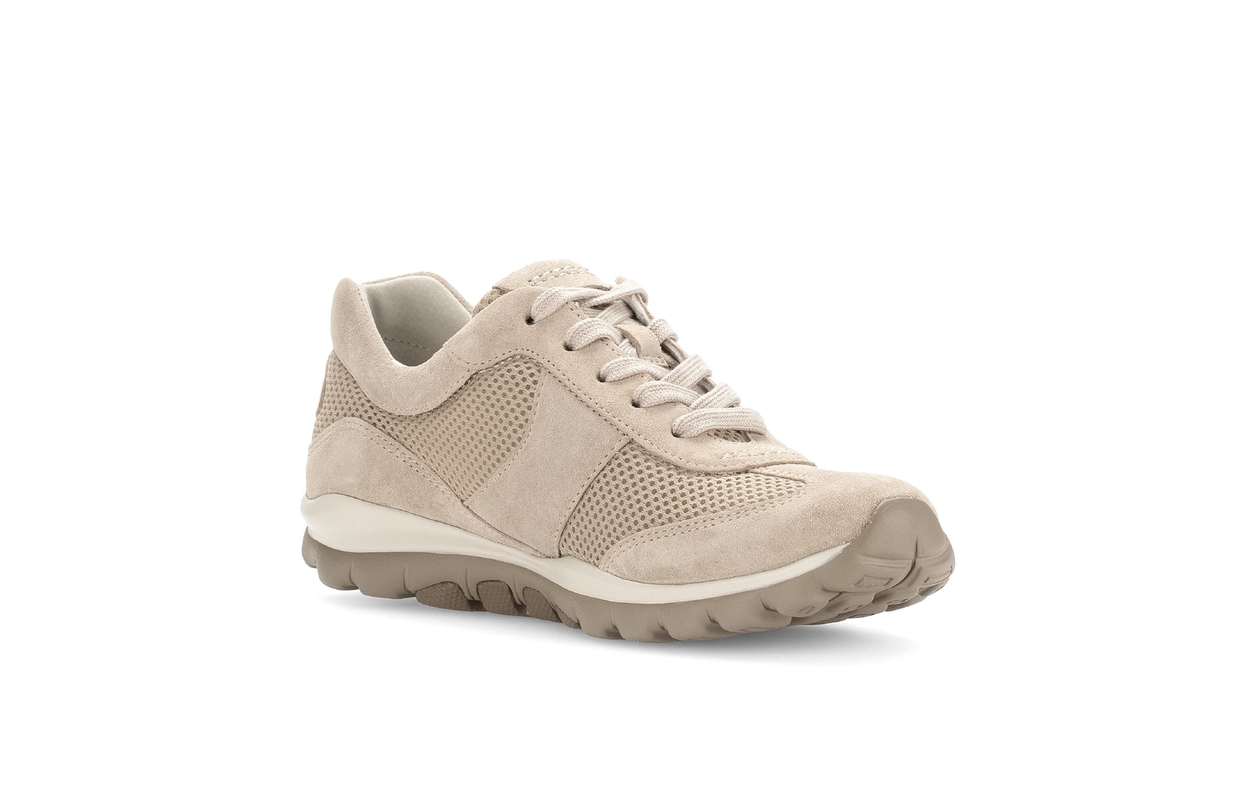 GABOR ROLLING SOFT - 86.966.23 LACED WALKING SHOE - BEIGE – Victor ...