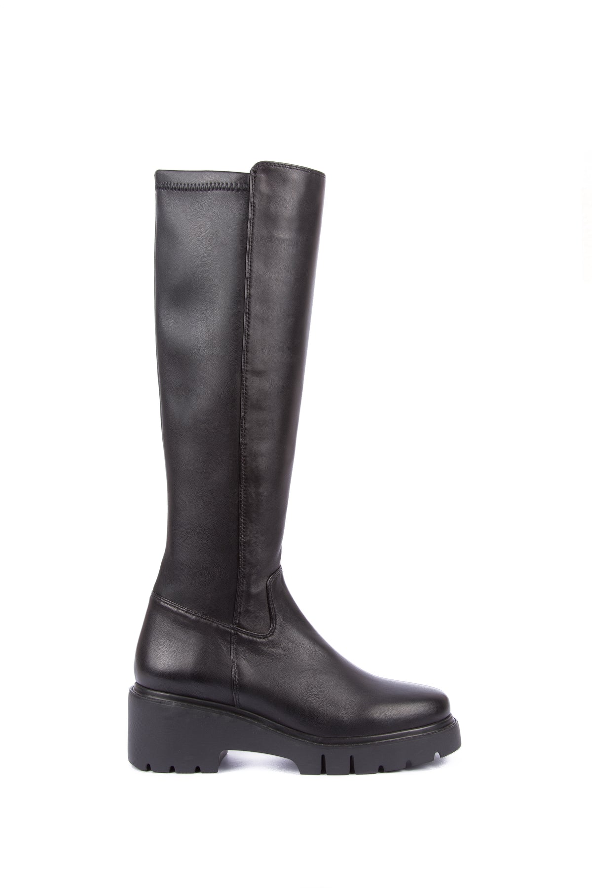 UNISA - JACE FULL LENGTH CHUNKY SOLE BOOT - BLACK LEATHER – Victor ...