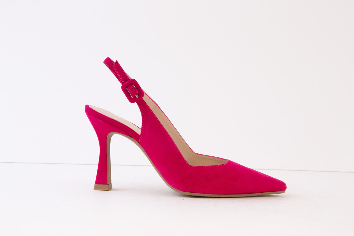 Lodi Modern High Heel Sling-Back Shoe in Cerise Pink – Victor Dwyer ...