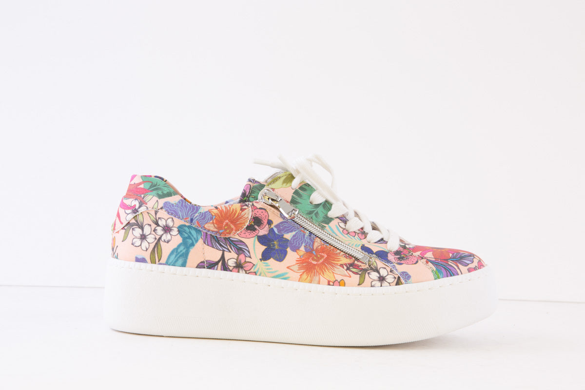 Waldlaufer Nicky Laced Shoes - Pink Multi - Comfortable & Stylish Foot ...