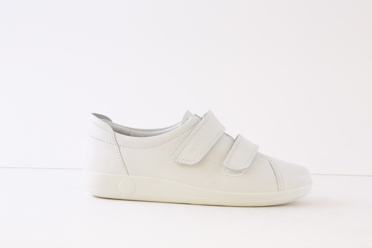 ECCO - 206513 01002 VELCRO SHOE - WHITE – Victor Dwyer Ladies ...