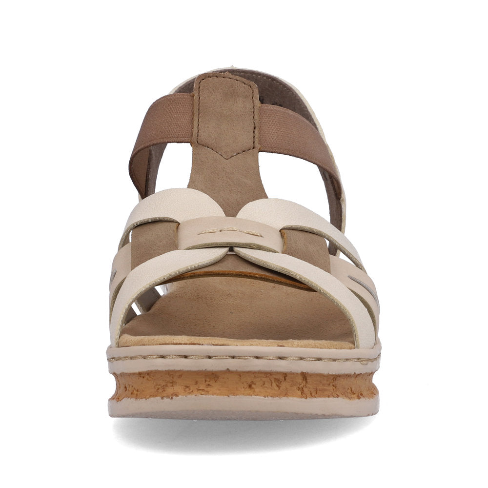 RIEKER - 62918-62 FLAT COMFORT SANDAL - BEIGE/TAUPE – Victor Dwyer ...